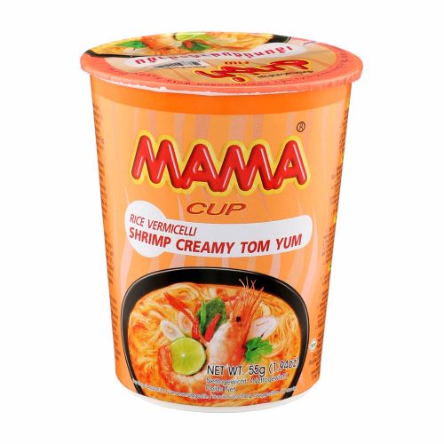 MAMA Rice Vermicelli Shrimp Creamy Tom Yum Ramyun Cup - 1004Gourmet.com