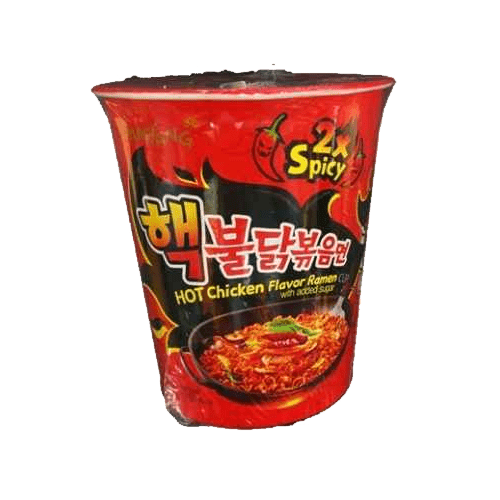 2x Spicy Buldak Bokkum Myun Cup Noodle - 1004Gourmet.com