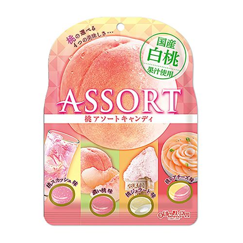 Senjaku Momo Tzukushi Japanese Peach Candy - Kirei - 1004Gourmet.com